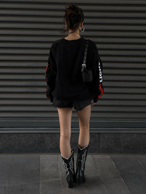 THE LAUNDRY ROOM Coors Light Neon Rodeo Crewneck Sweatshirt – 27 Boutique