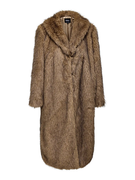ONLY Dawn Faux Fur Long Coat – 27 Boutique